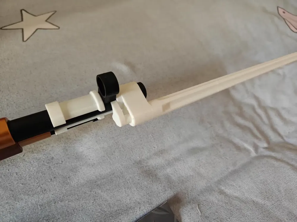 Mosin-Nagant four-sided bayonet model for the Clever Tiger rifle toy by ...