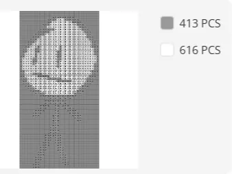 David From BFDI Pixel Art by Print Specialist - MakerWorld