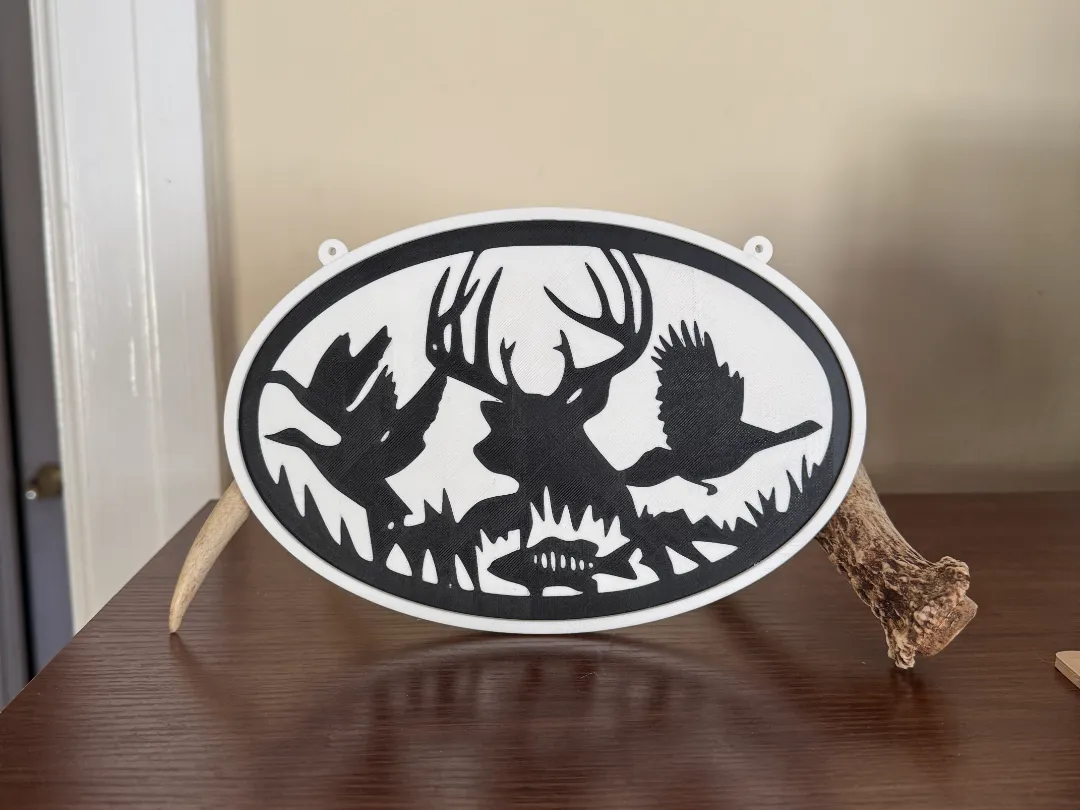 Wildlife Scene - Free 3D Print Model - MakerWorld