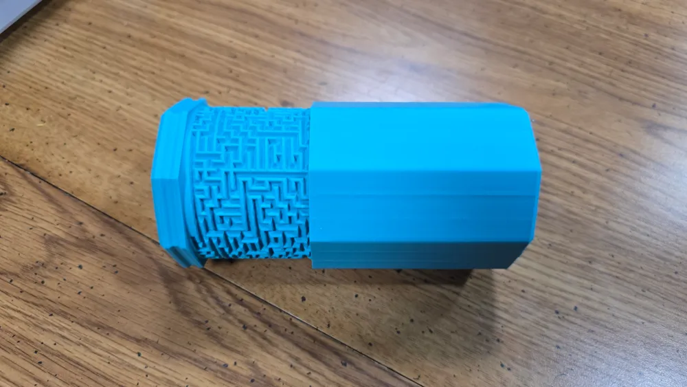 Happy Birthday Gift Tube Maze - Free 3D Print Model - MakerWorld