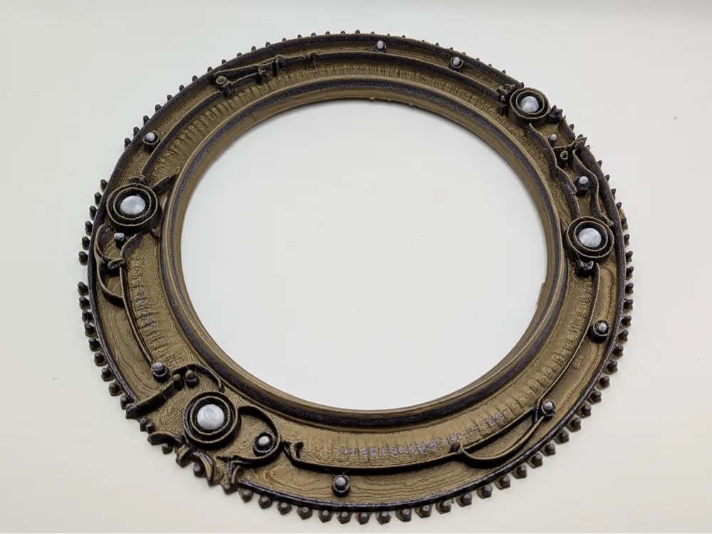 Decorative Steampunk Frame - Free 3D Print Model - MakerWorld