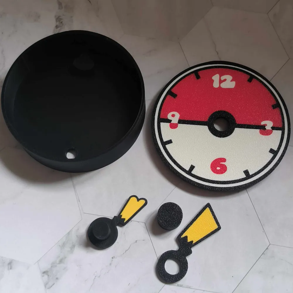 Clock pokemon by MissNekotaku MakerWorld: Download Free 3D Models