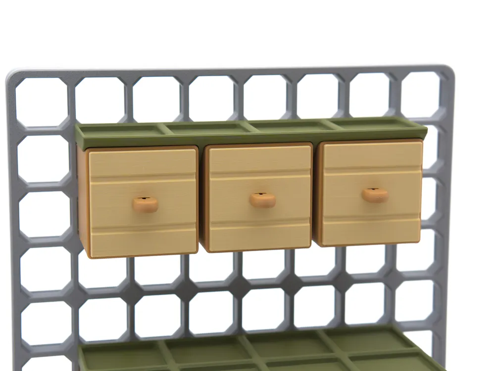 Gridfinity Tops for openGrid Tilt Bins by KYZ Design MakerWorld: Download Free 3D Models