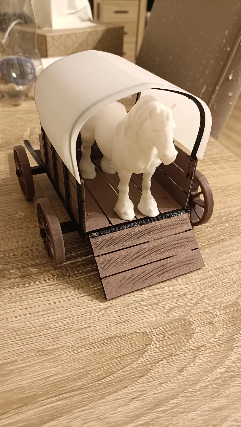 horse cart by Mateusz MakerWorld: Download Free 3D Models