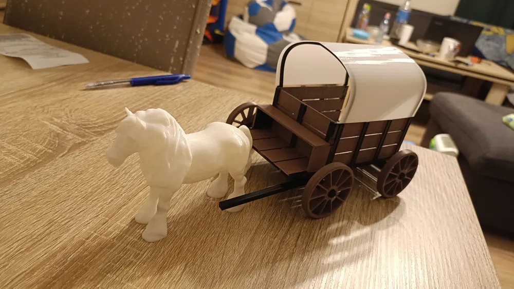 horse cart by Mateusz MakerWorld: Download Free 3D Models