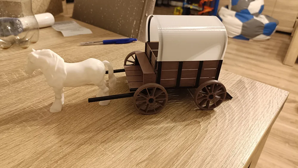 horse cart by Mateusz MakerWorld: Download Free 3D Models
