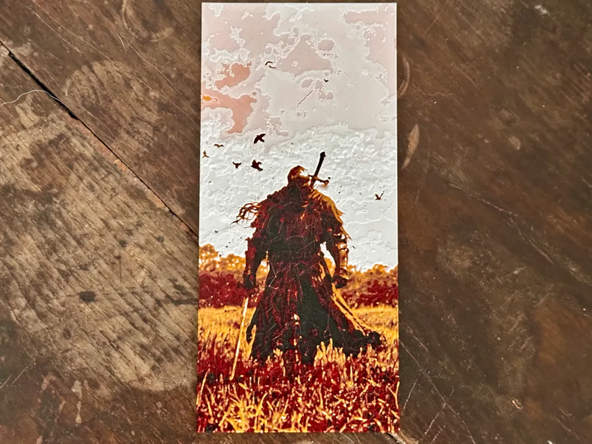 Knight DND Hueforge art painting - Free 3D Print Model - MakerWorld