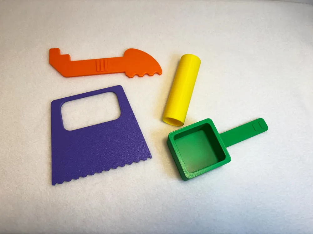 Play Doh or Sensory Bin Toys - Free 3D Print Model - MakerWorld