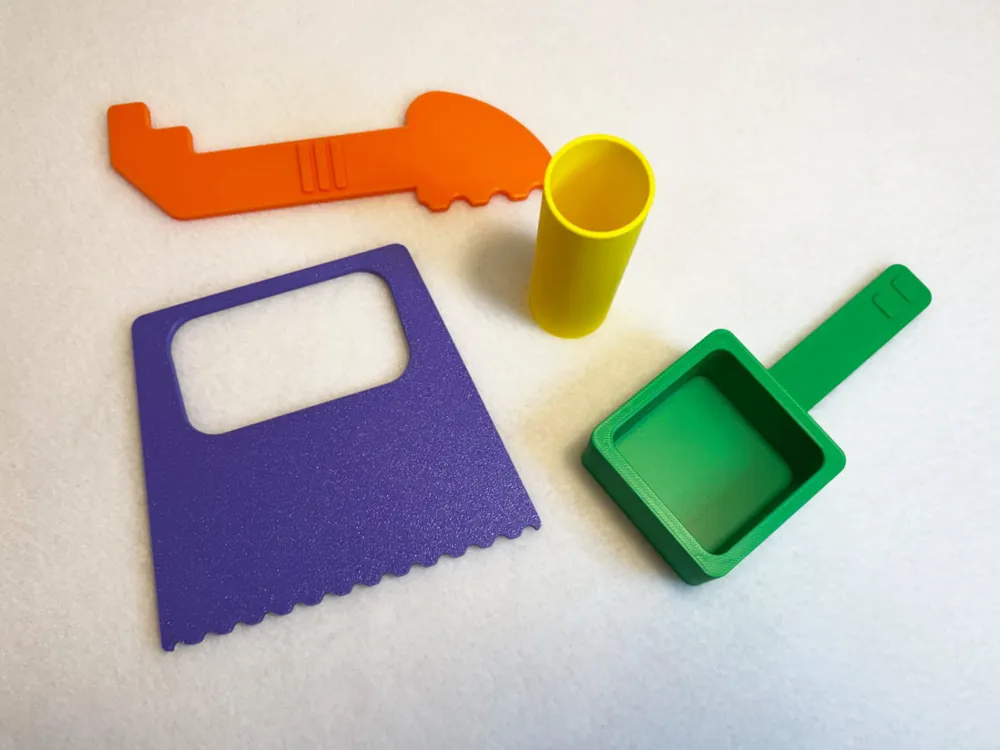 Play Doh or Sensory Bin Toys - Free 3D Print Model - MakerWorld