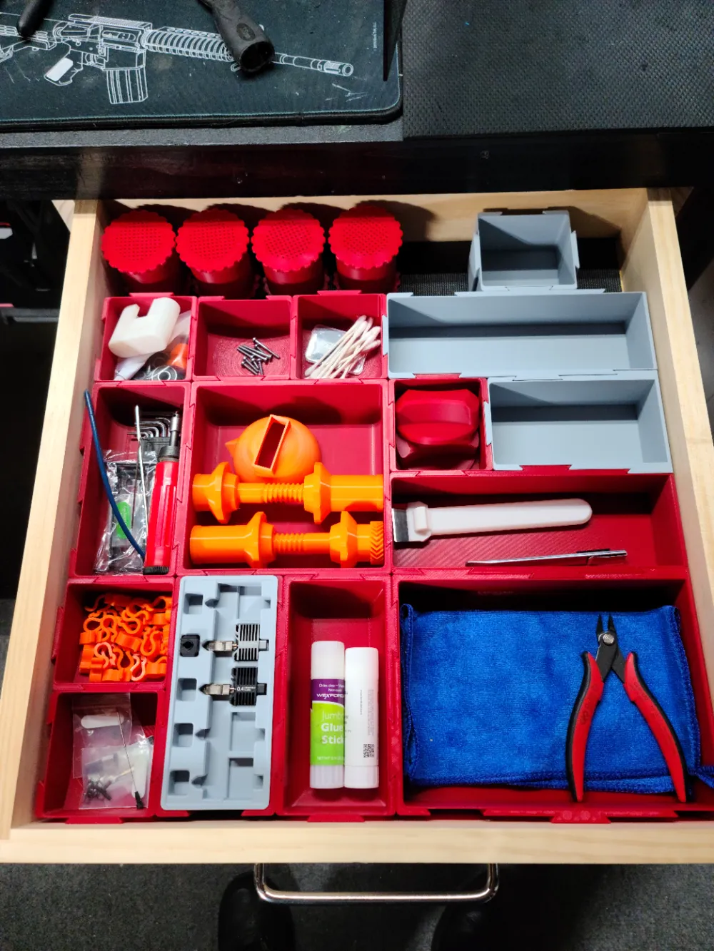 Interlocking tray system with bambu part trays by toolmantim313 ...