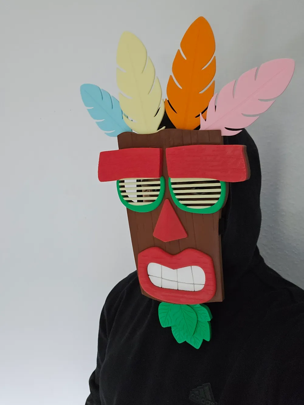 Aku Aku Wearable Mask (Crash Bandicoot) by void93 MakerWorld: Download ...