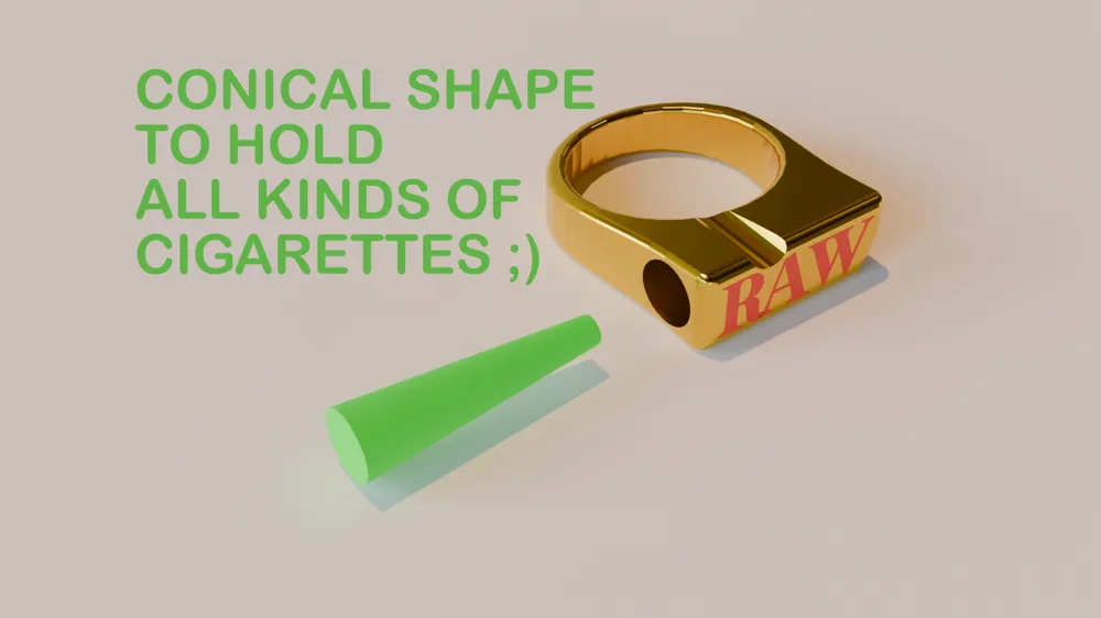 RAW smoking ring by 3DLion - MakerWorld