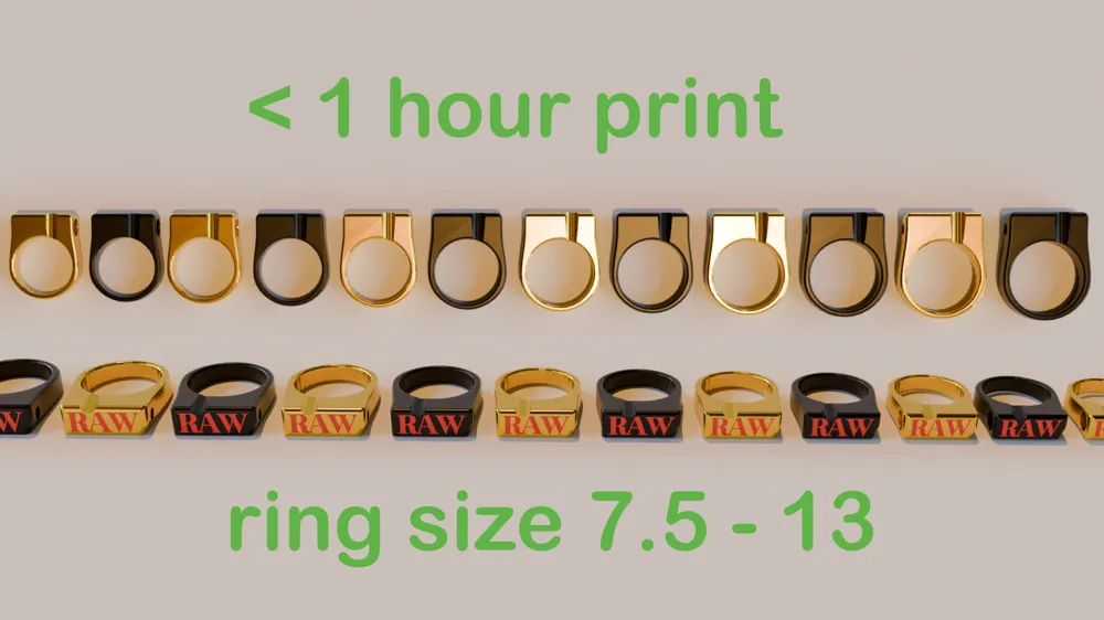 RAW smoking ring by 3DLion - MakerWorld