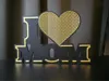 Love Mom Sign with Gyroid Heart. Mother's Day - Free 3D Print Model ...
