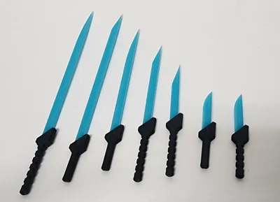 Dummy 13 Sword Pack by AG3D MakerWorld: Download Free 3D Models