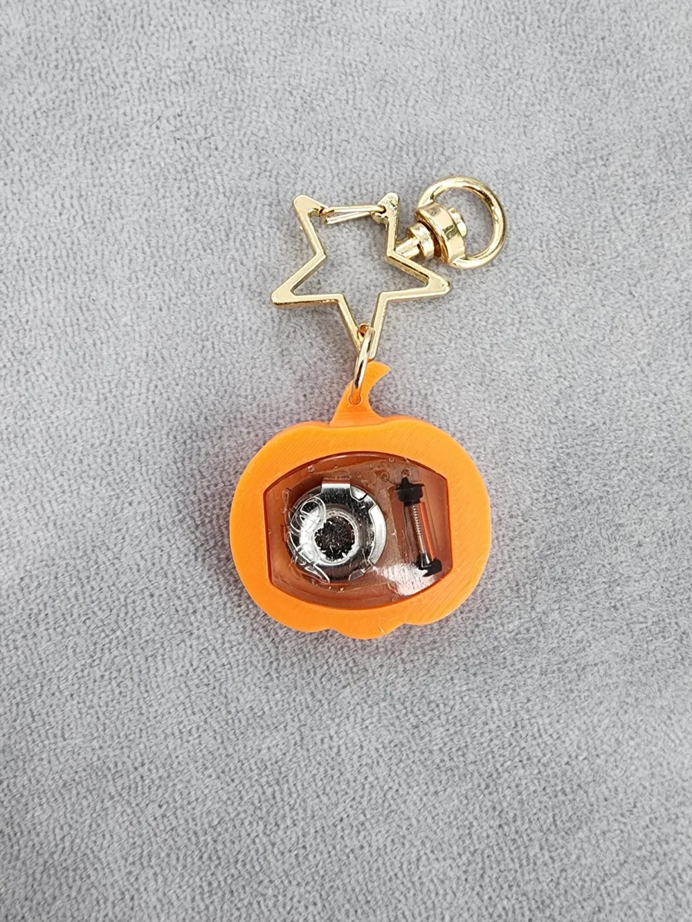 Halloween Pumpkin led Key Ring by 3DIUS8282 - MakerWorld