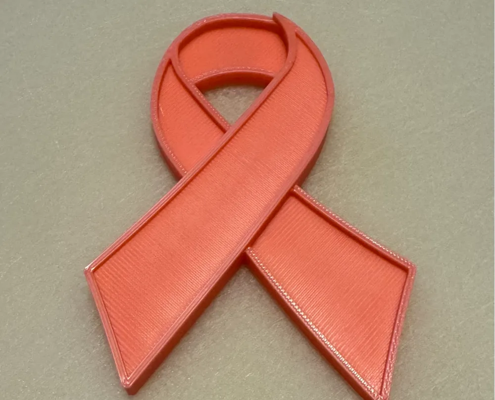 Breast Cancer Awareness Ribbon Magnet Remixed by Zeeo1362 MakerWorld ...