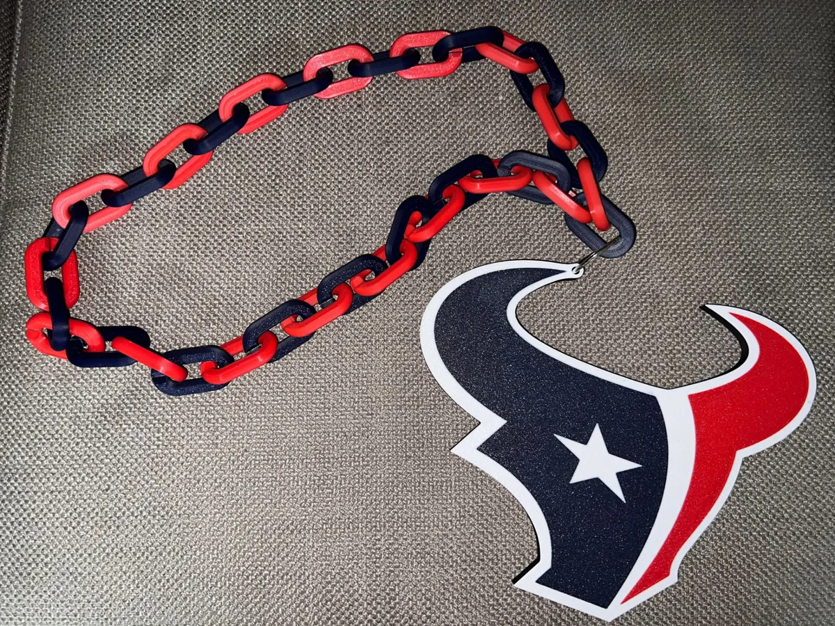Houston Texans NFL Big Chain Charm - Free 3D Print Model - MakerWorld