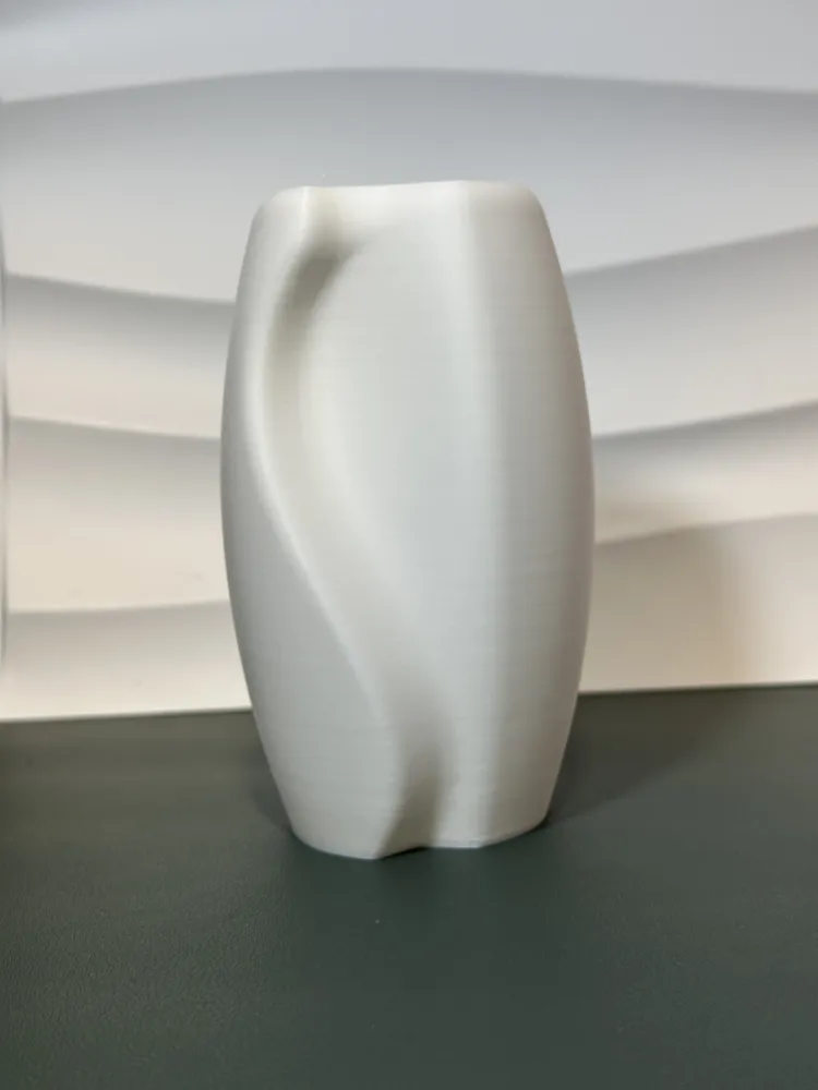 Elegant Wave Vase. Easy print. - Free 3D Print Model - MakerWorld