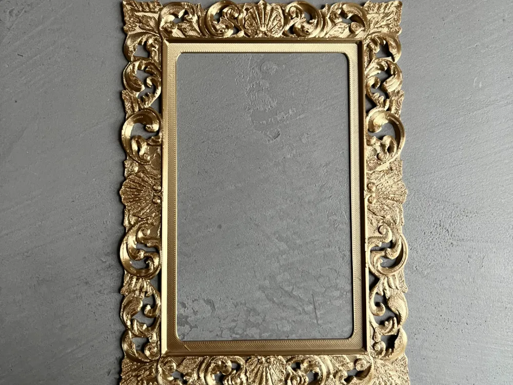 Baroque frame - Free 3D Print Model - MakerWorld