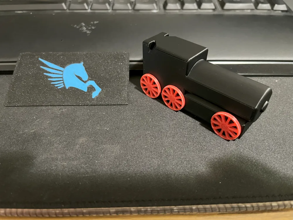 Fidget Train Engine Toy with Whistle - Free 3D Print Model - MakerWorld