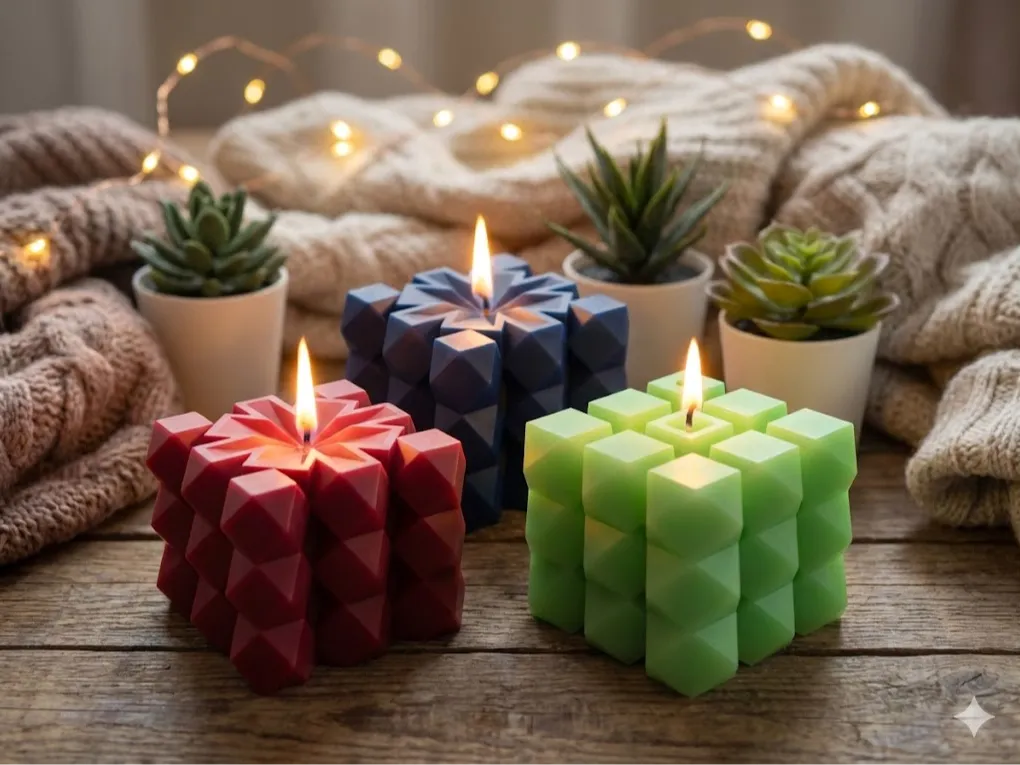 Molde mestre para velas geométricas - Modelo gratuito para impressão 3D ...