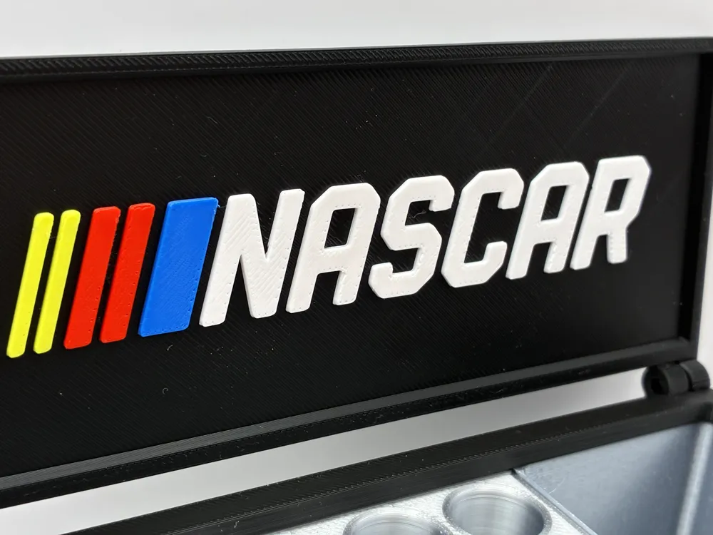 Lid - Nascar inspired toolbox desk pen holder - Free 3D Print Model ...