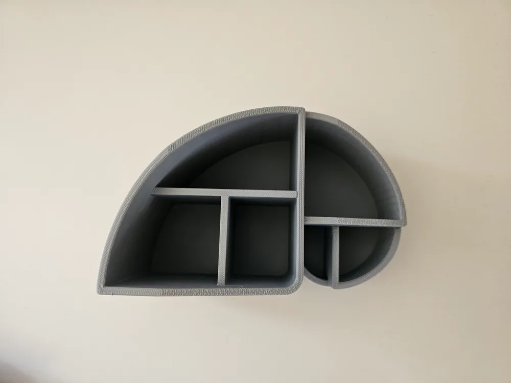 Fibonacci Spiral Desktop Organizer by Ellipse - MakerWorld