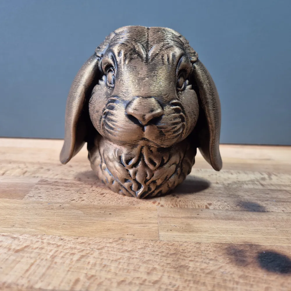 Lop Rabbit Bust Model by Mr.Jay MakerWorld: Download Free 3D Models
