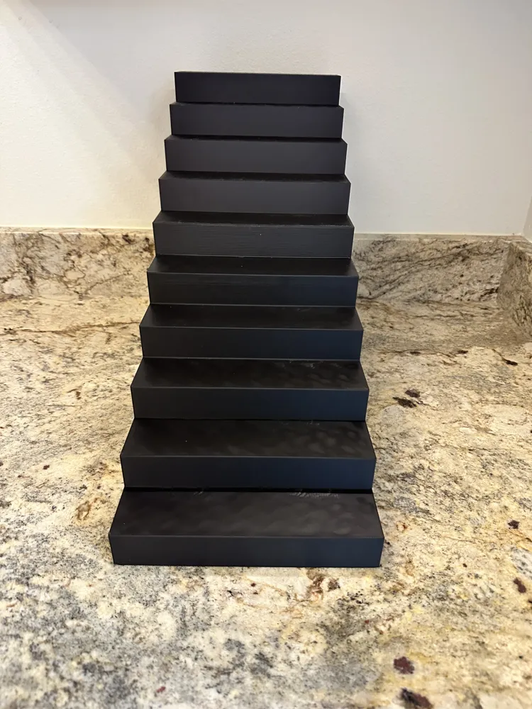 5‑Tier Modular & Magnetic Display Shelf Riser - Free 3D Print Model ...