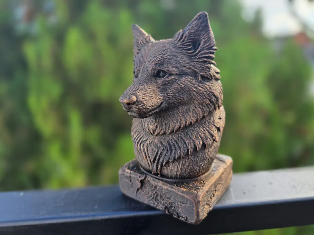 ICELANDIC SHEEPDOG BUST - Free 3D Print Model - MakerWorld