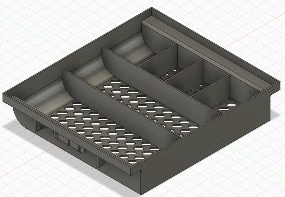Large Console Tray - Pilot / Ridgeline / Passport - Free 3D Print Model ...