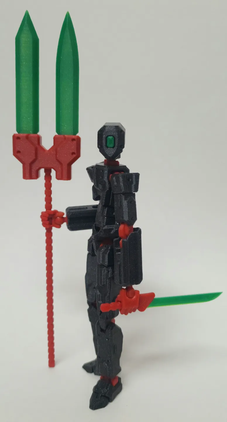 Dummy 13 Spear and Scythe V2 Remixed by Andrew - MakerWorld