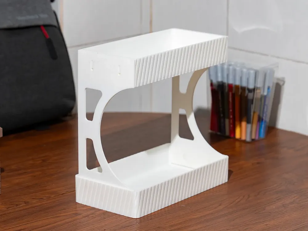 Double-Layer Storage Rack by Fun3D Print MakerWorld: Download Free 3D ...