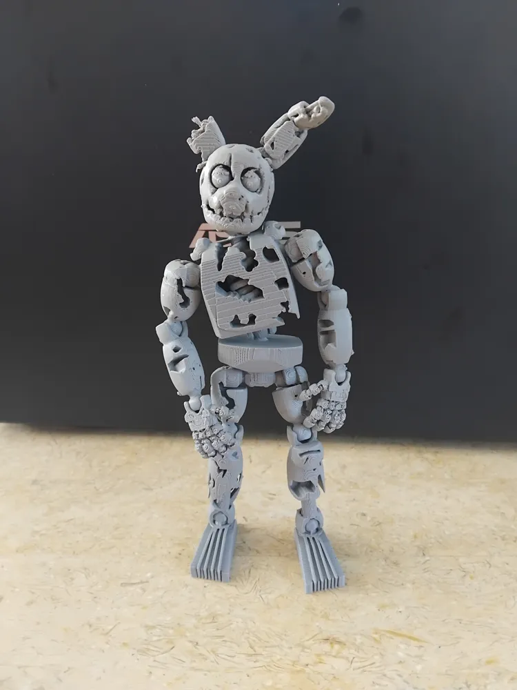 SpringTrap action figure - Free 3D Print Model - MakerWorld