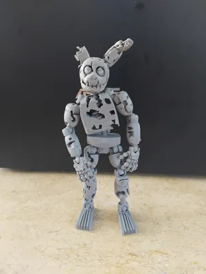 SpringTrap action figure - Free 3D Print Model - MakerWorld