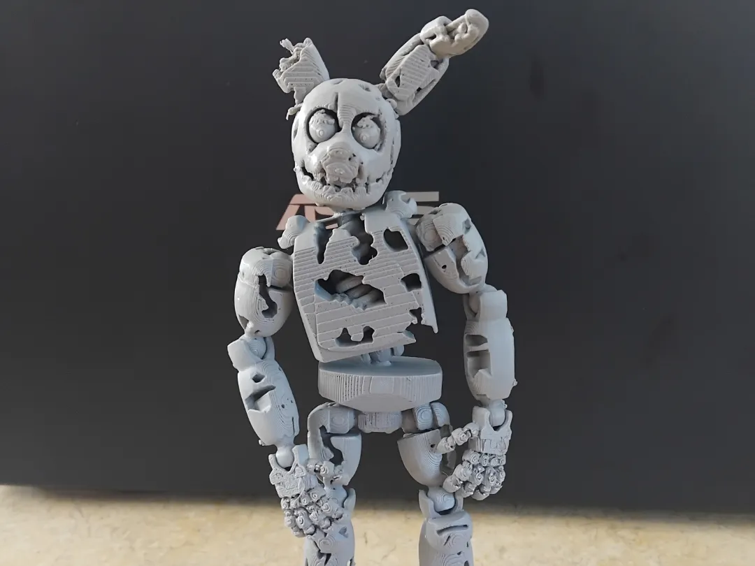 SpringTrap action figure - Free 3D Print Model - MakerWorld