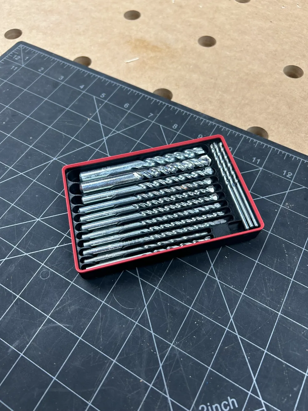 Gridfinity Tray for Bosch Masonry Drill Bits by schuylab - MakerWorld
