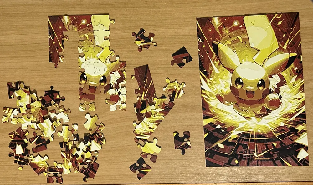Pokemon Puzzle Pikachu print in place by enricoRE - MakerWorld