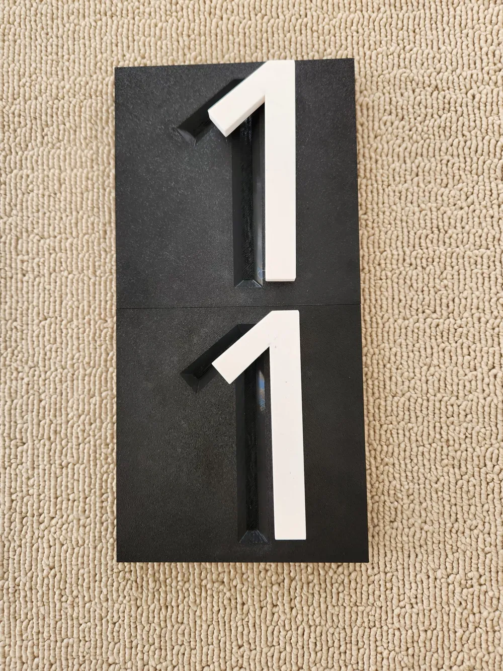 No.1/2 -Modular House Numbers & Letters Collection - Free 3D Print ...