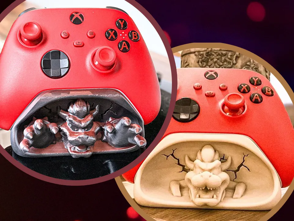 Xbox_BOWSER_Controller_Stand by Goblin MakerWorld: Download Free 3D Models