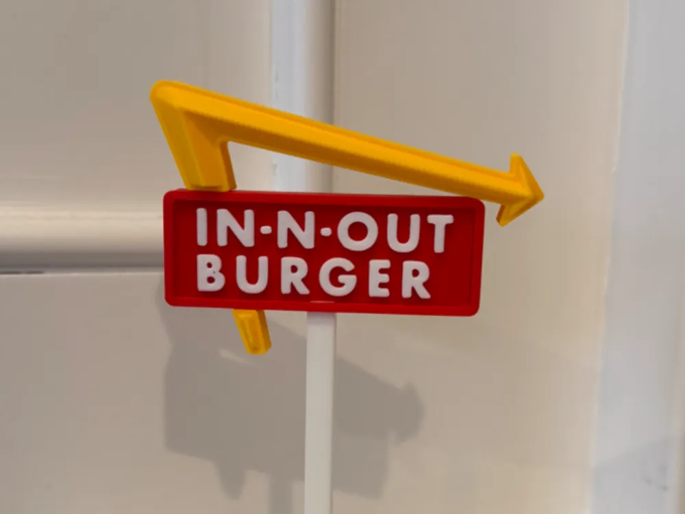 In-N-Out Sign - Free 3D Print Model - MakerWorld
