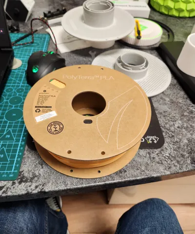 adapter polymaker/polyterra for bambulab AMS spool by scaglia ...