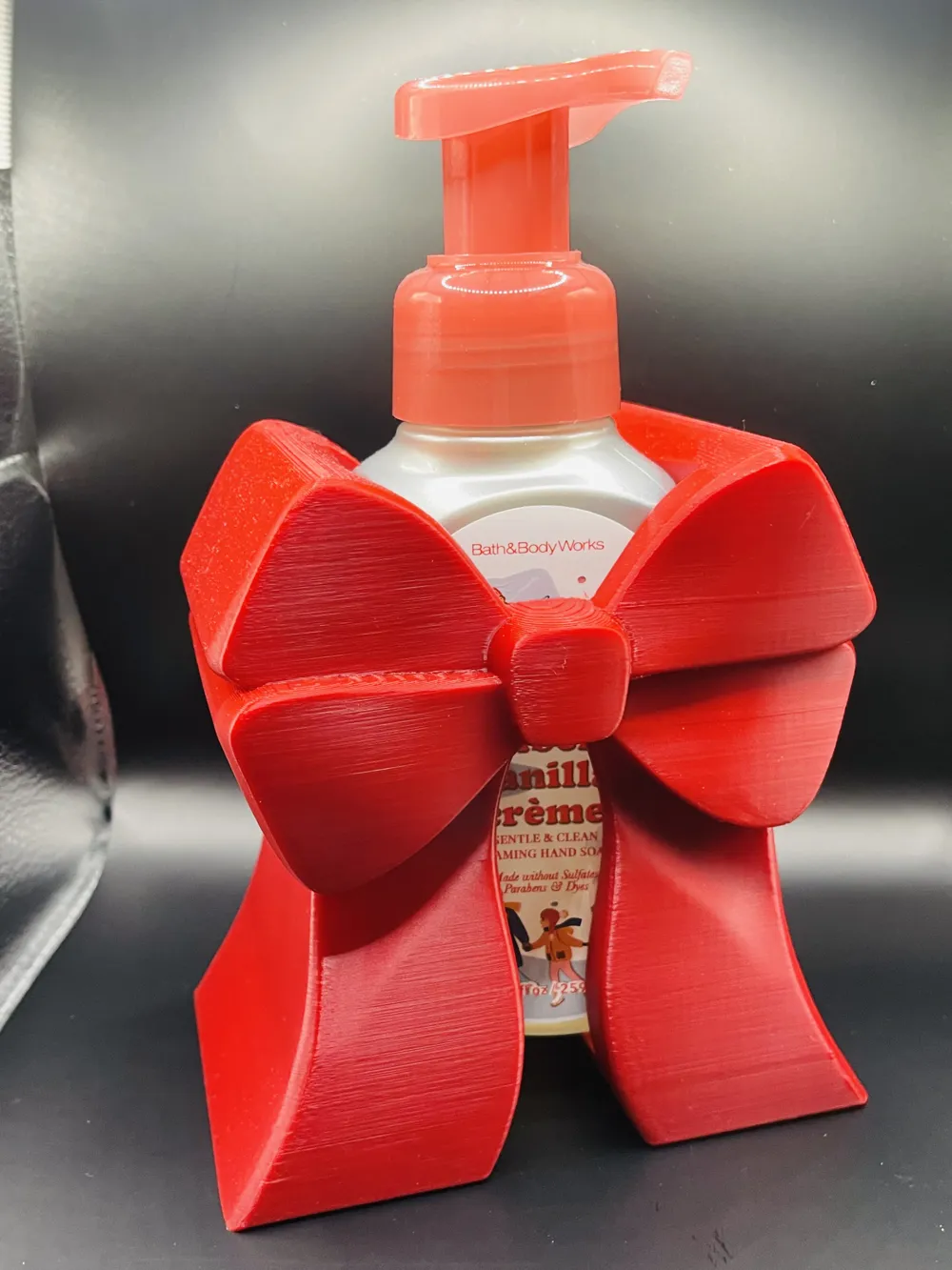 Valentine Elegant Bow - Soap Dispenser - Free 3D Print Model - MakerWorld