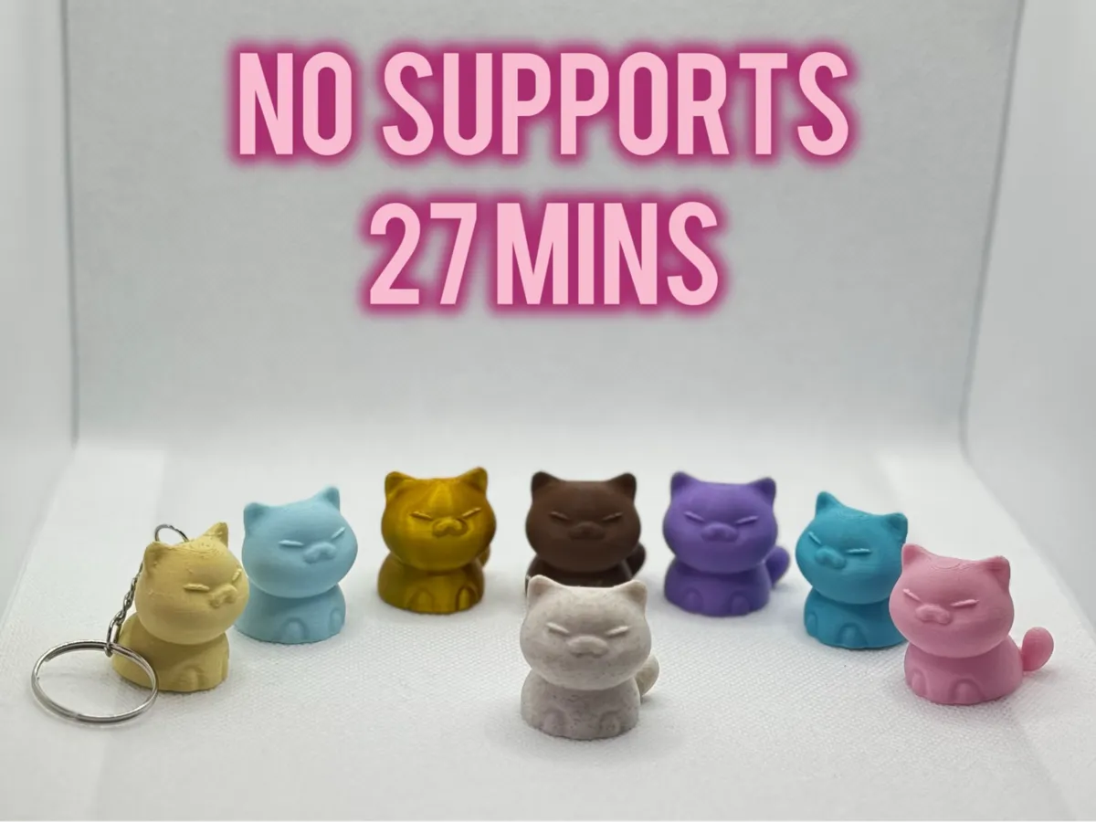 Cute mini cat - Free 3D Print Model - MakerWorld