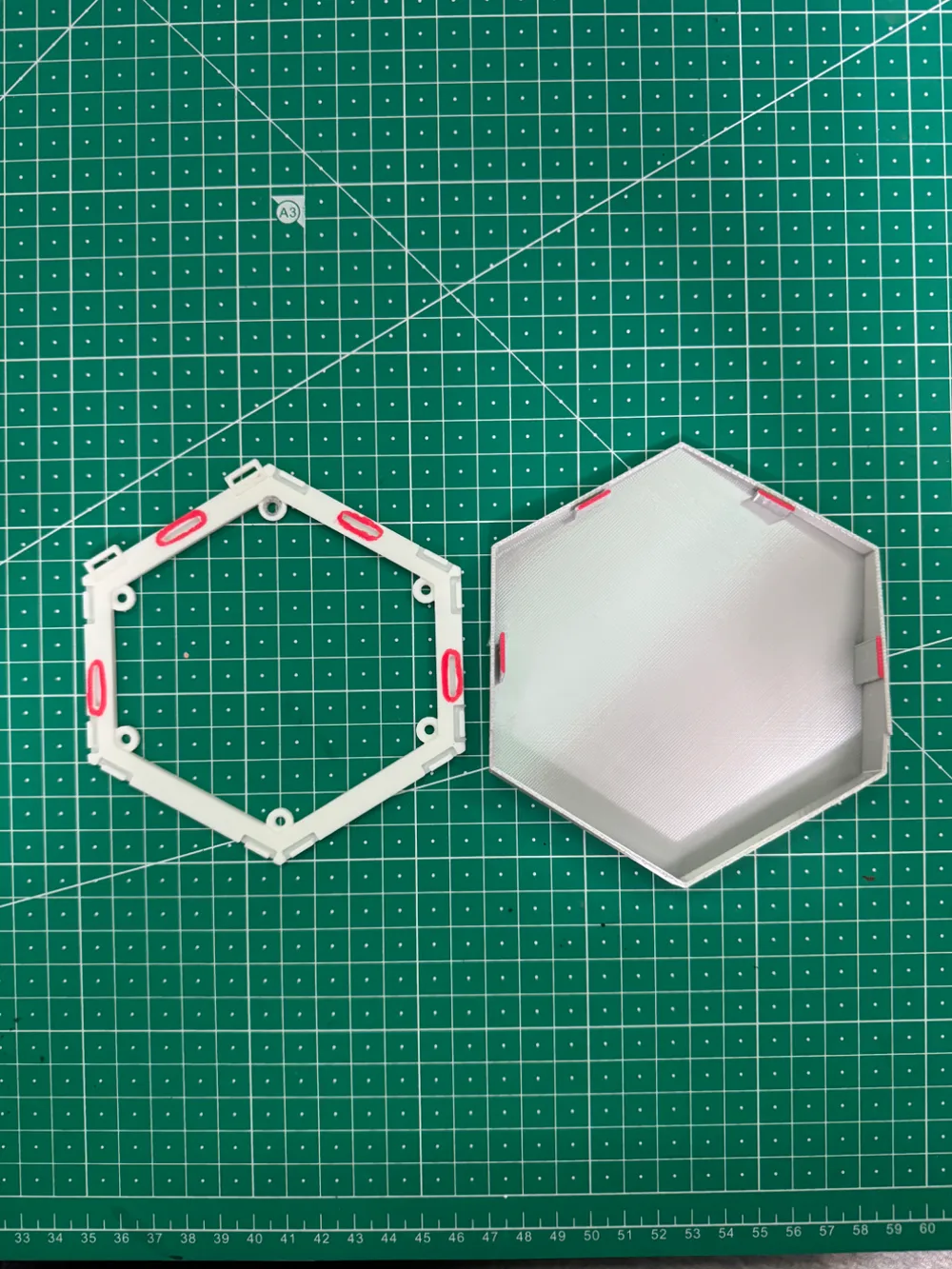 Hexagon Scale Wall Panels by Loty3D MakerWorld: Download Free 3D Models