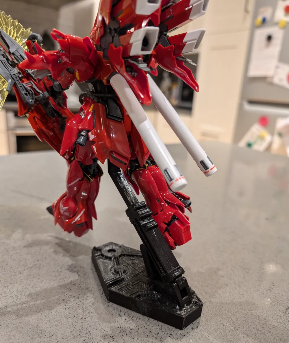 RG Gundam Action Base 1/144 by Niiiick MakerWorld: Download Free 3D Models