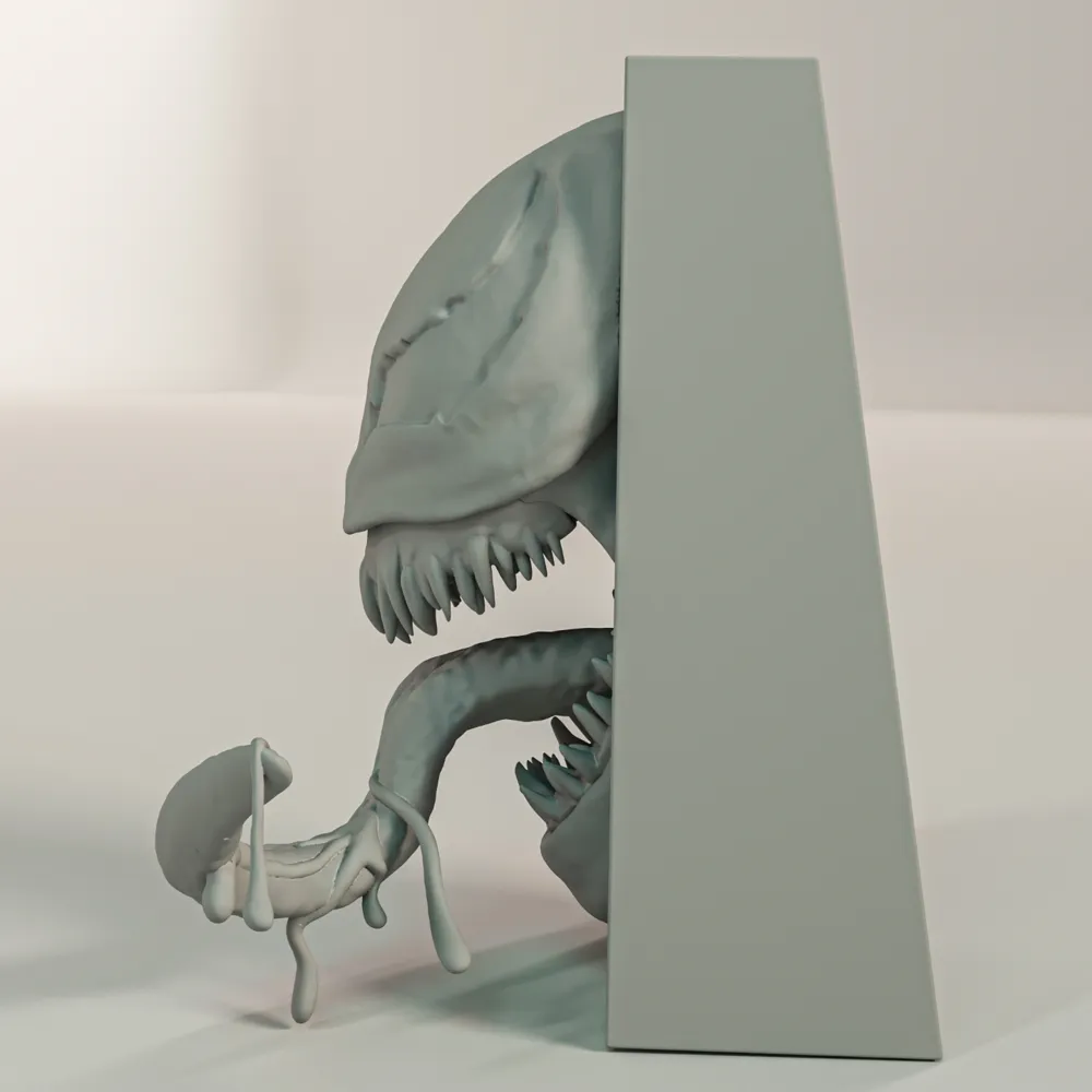 Venom Book Nook and Wall Mount by Treddigineer MakerWorld: Download ...