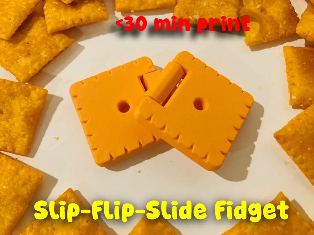 CHEEZ-IT Slip and Slide Fidget (30 mins) Cheese by SpacedOut MakerWorld ...