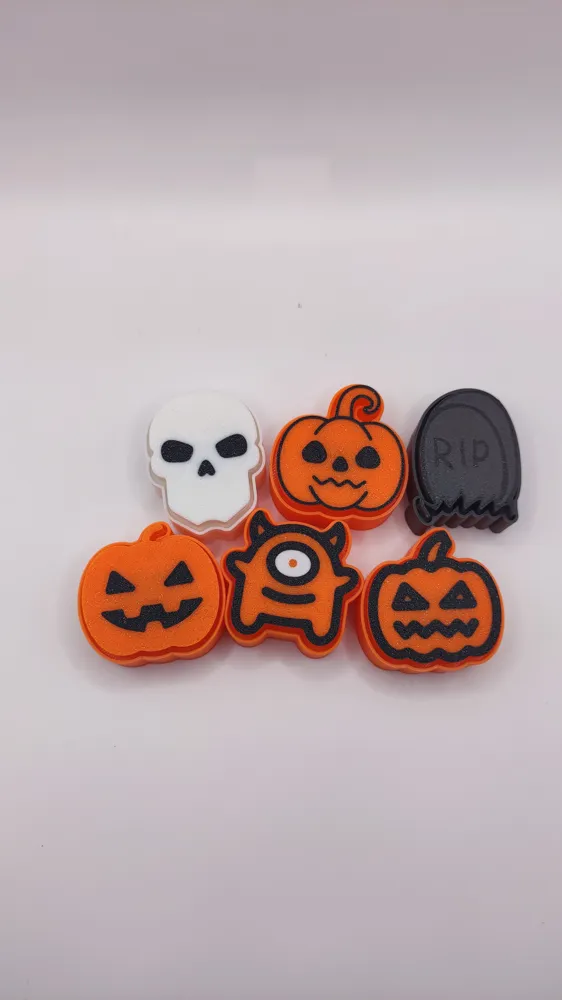 Halloween Fidget Clickers Pack With Pumpkin, Skull by Nuclear ...